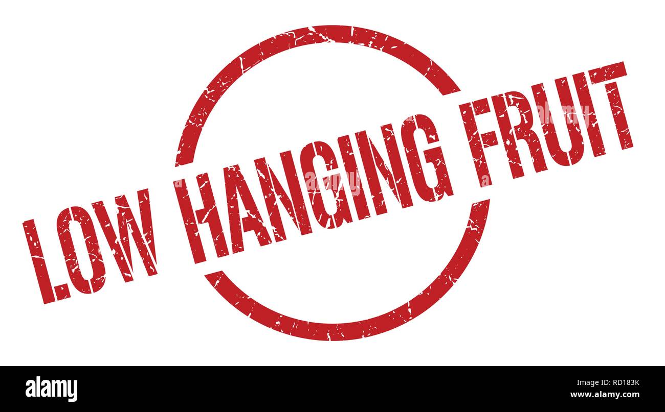Low hanging fruit Stock Vector Images - Alamy