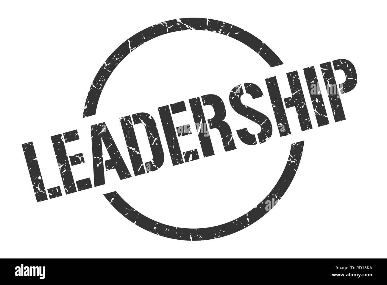 leadership black round stamp Stock Vector Image & Art - Alamy