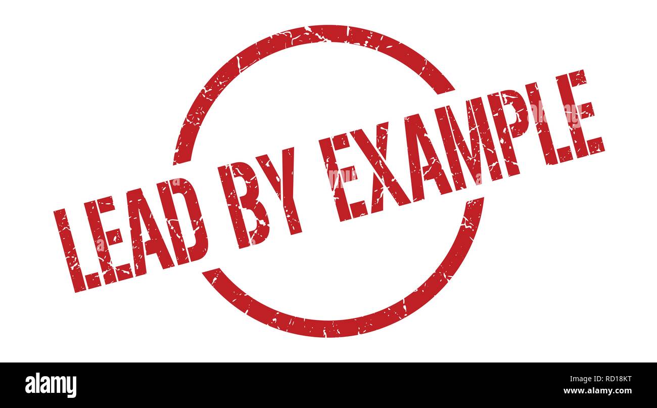 Lead by example Cut Out Stock Images & Pictures - Alamy