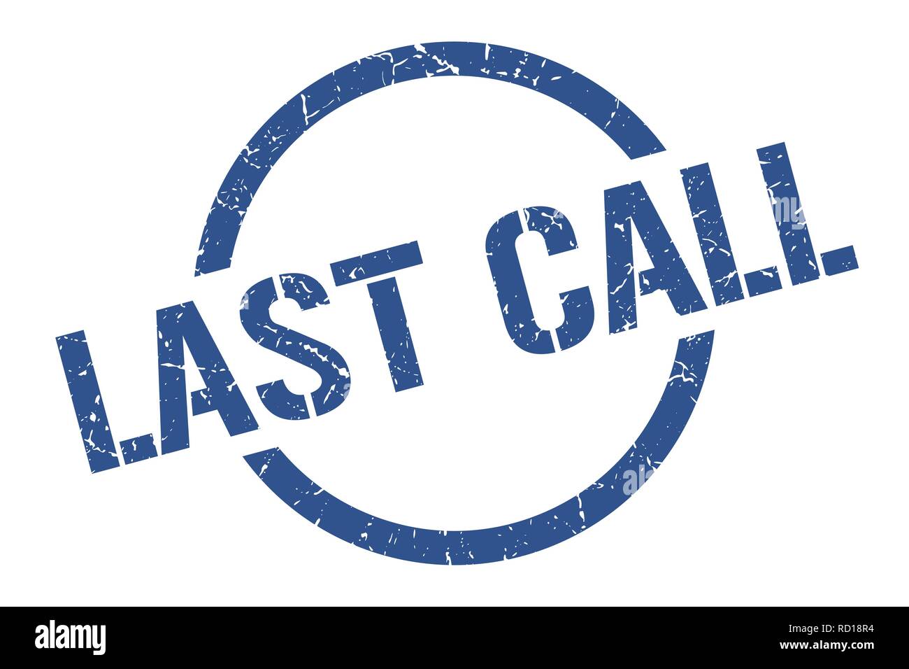 Last call Cut Out Stock Images & Pictures - Alamy