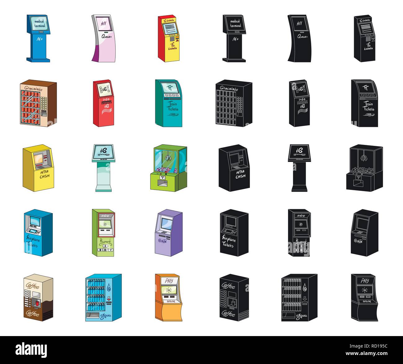 Ticket Apparatus Stock Vector Images - Alamy