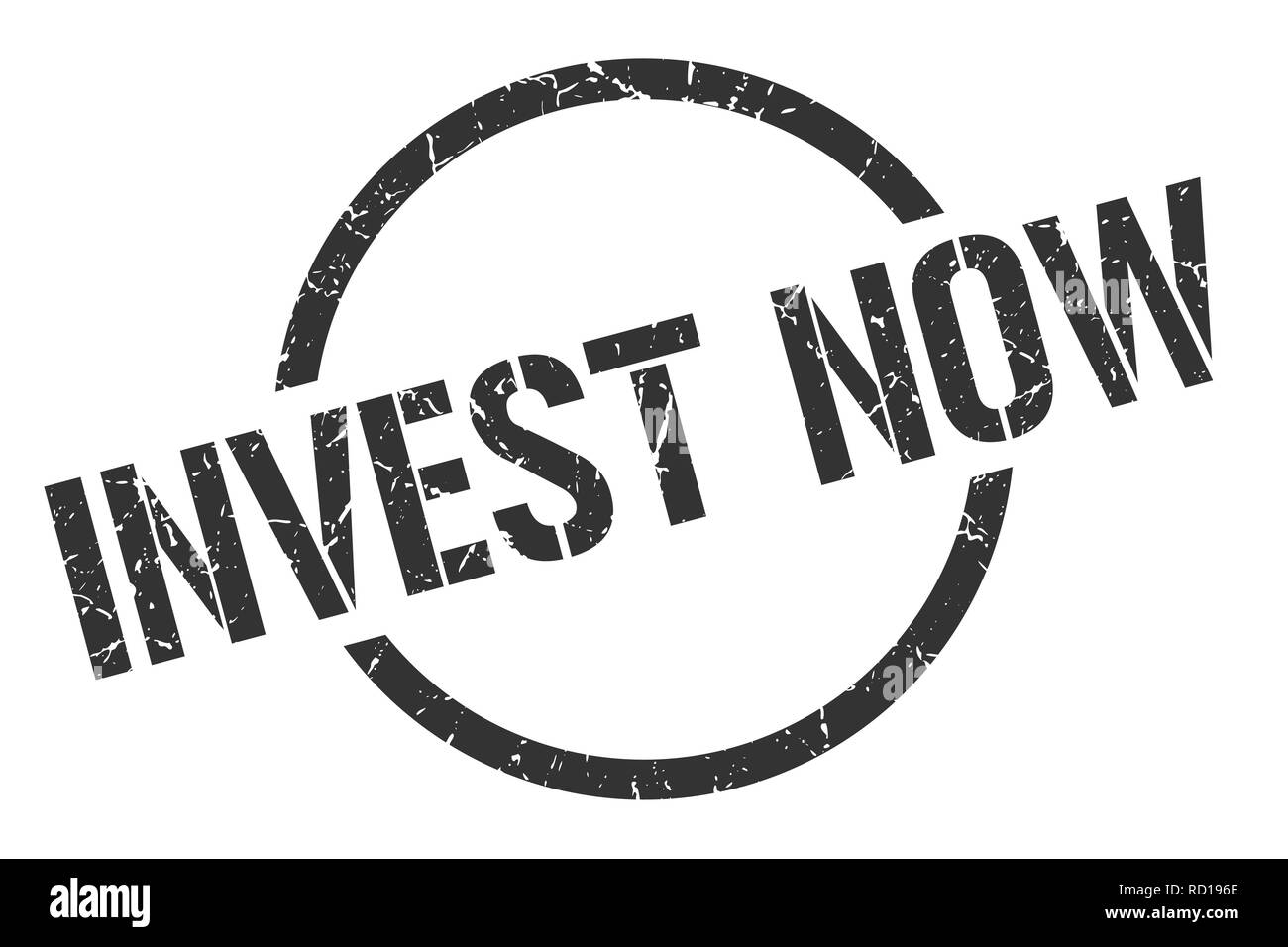 invest now black round stamp Stock Vector Image & Art - Alamy