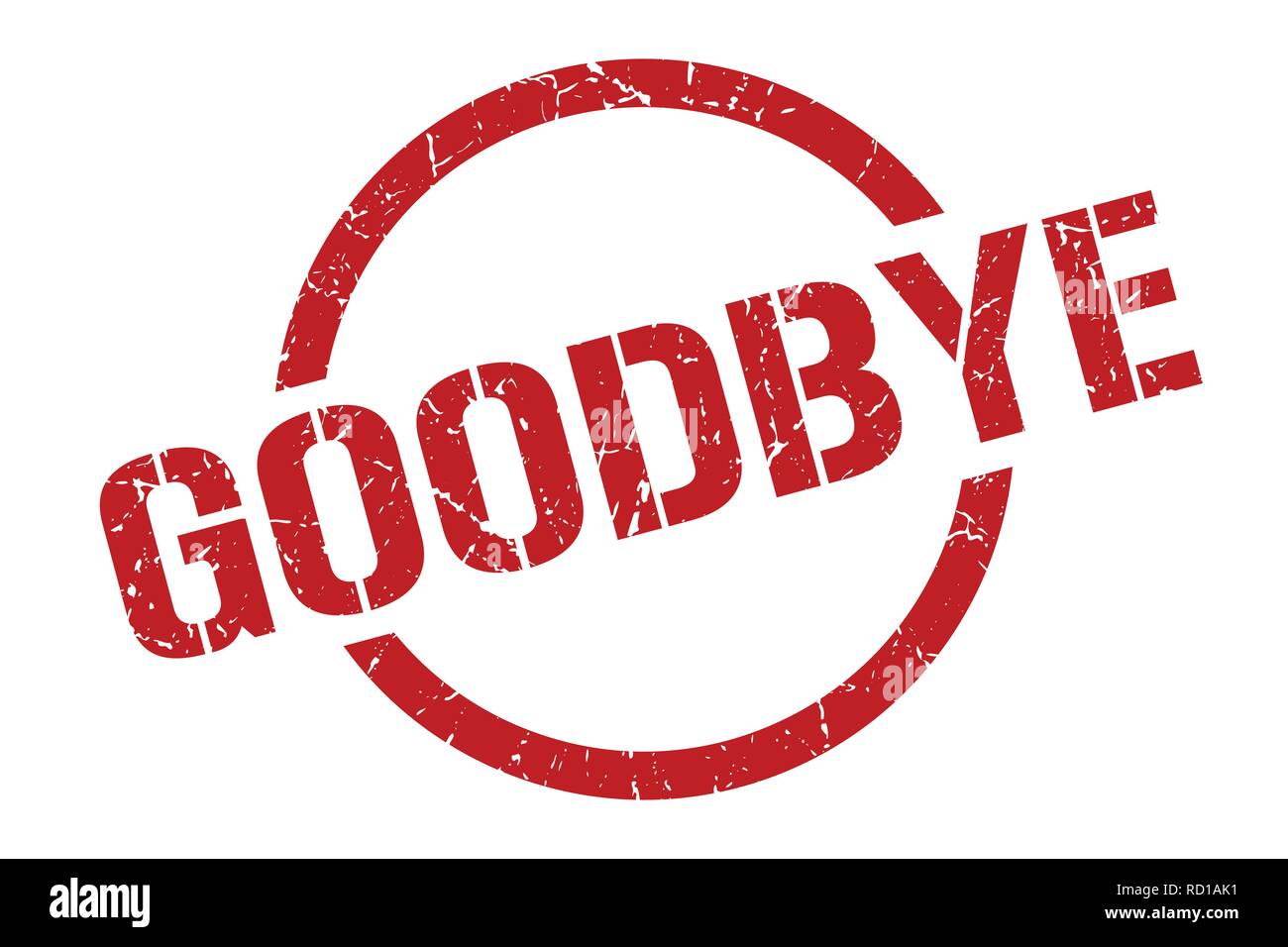 Goodbye seal Cut Out Stock Images & Pictures - Alamy