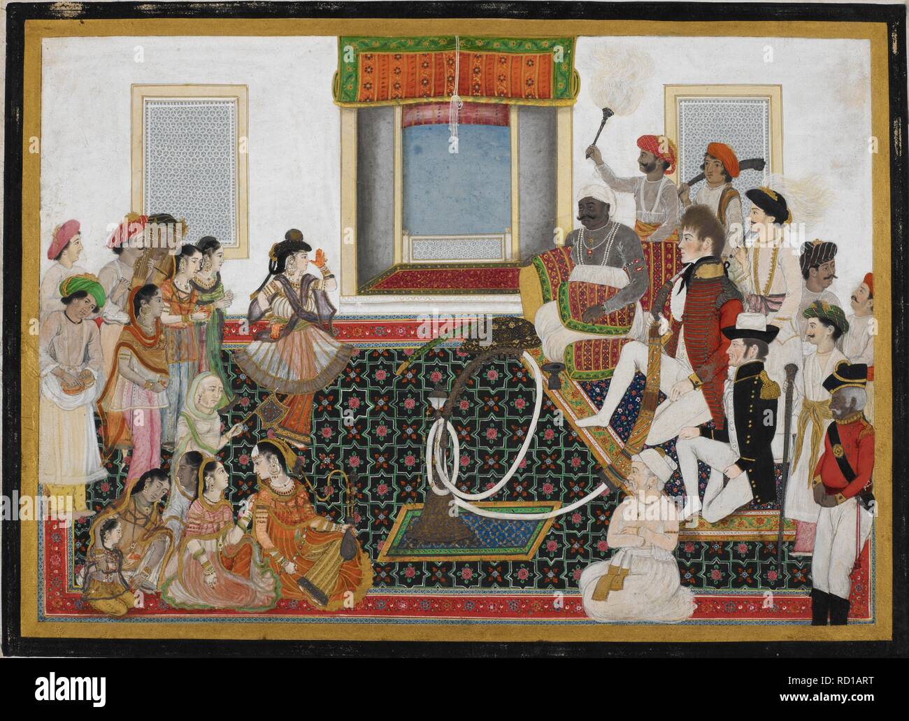 Nautch dance hi-res stock photography and images - Alamy