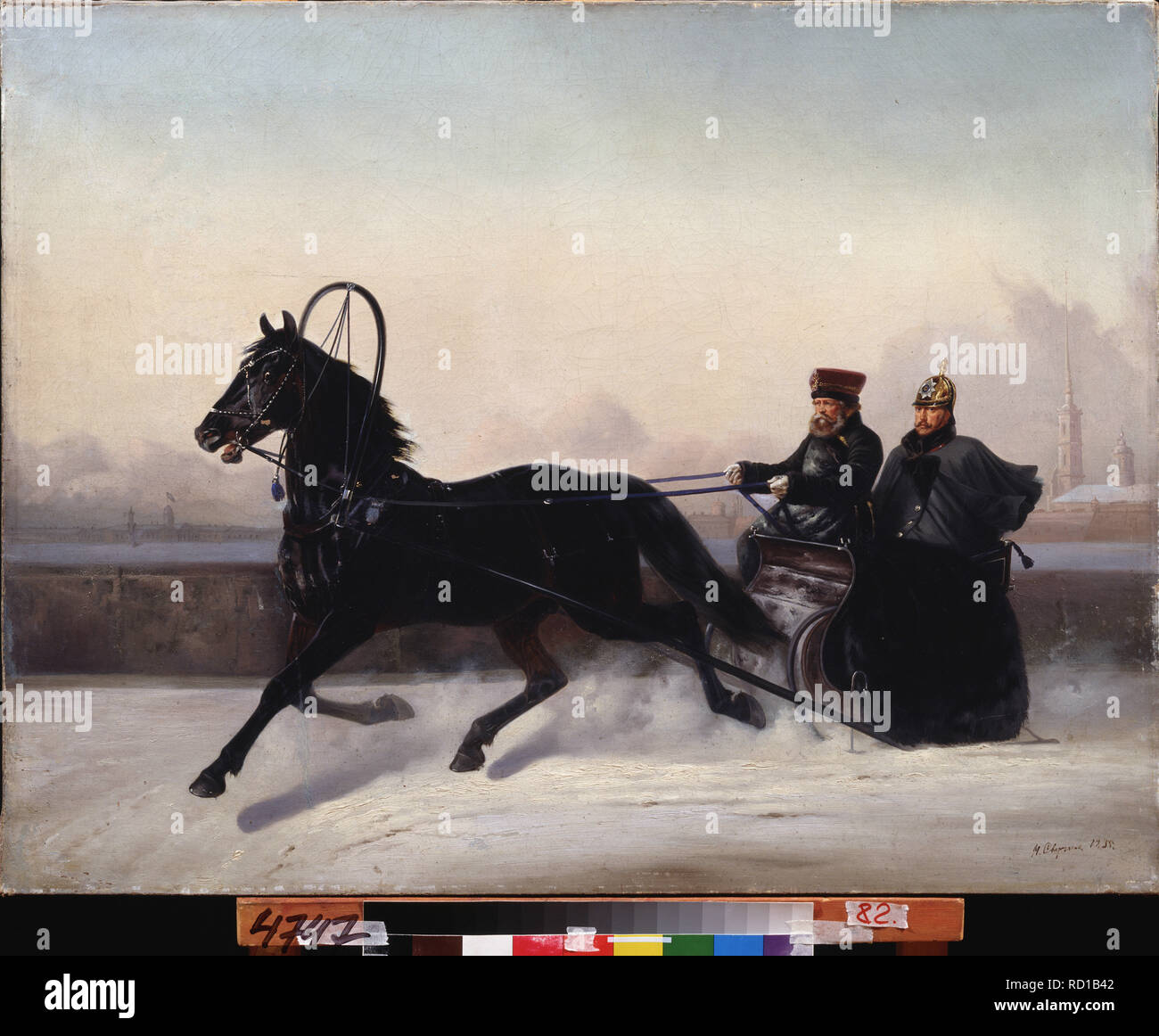 Horse drawn sledge hi-res stock photography and images - Alamy