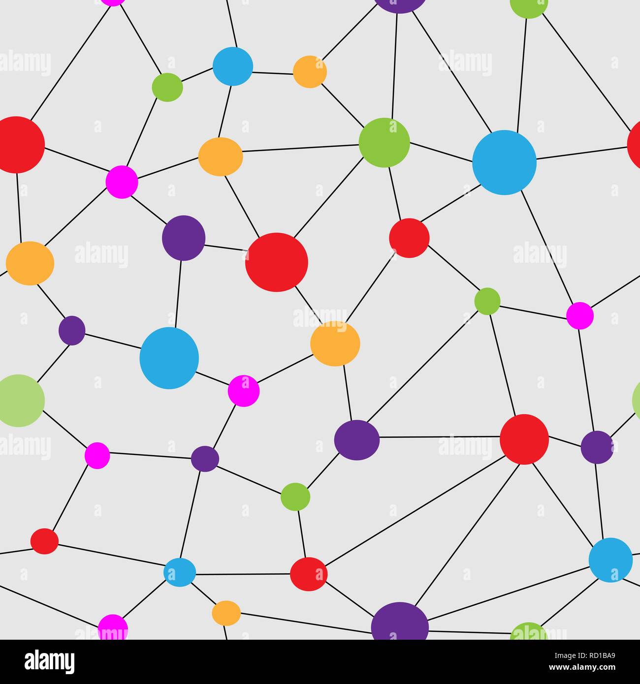 colored seamless pattern Atomic structure molecular model 10 eps Stock Vector Image & Art - Alamy