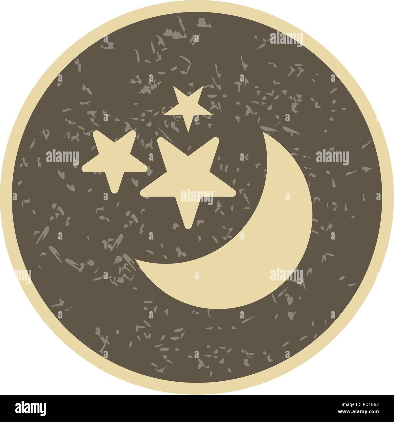 Moon And stars Vector Icon For Personal And Commercial Use Stock Vector ...
