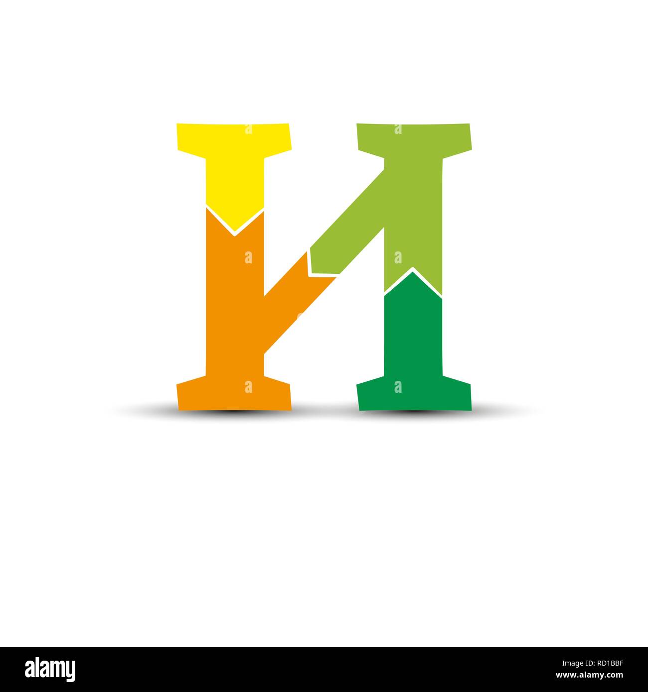 letter I of some Slavic Cyrillic alphabets is drawn from four ...