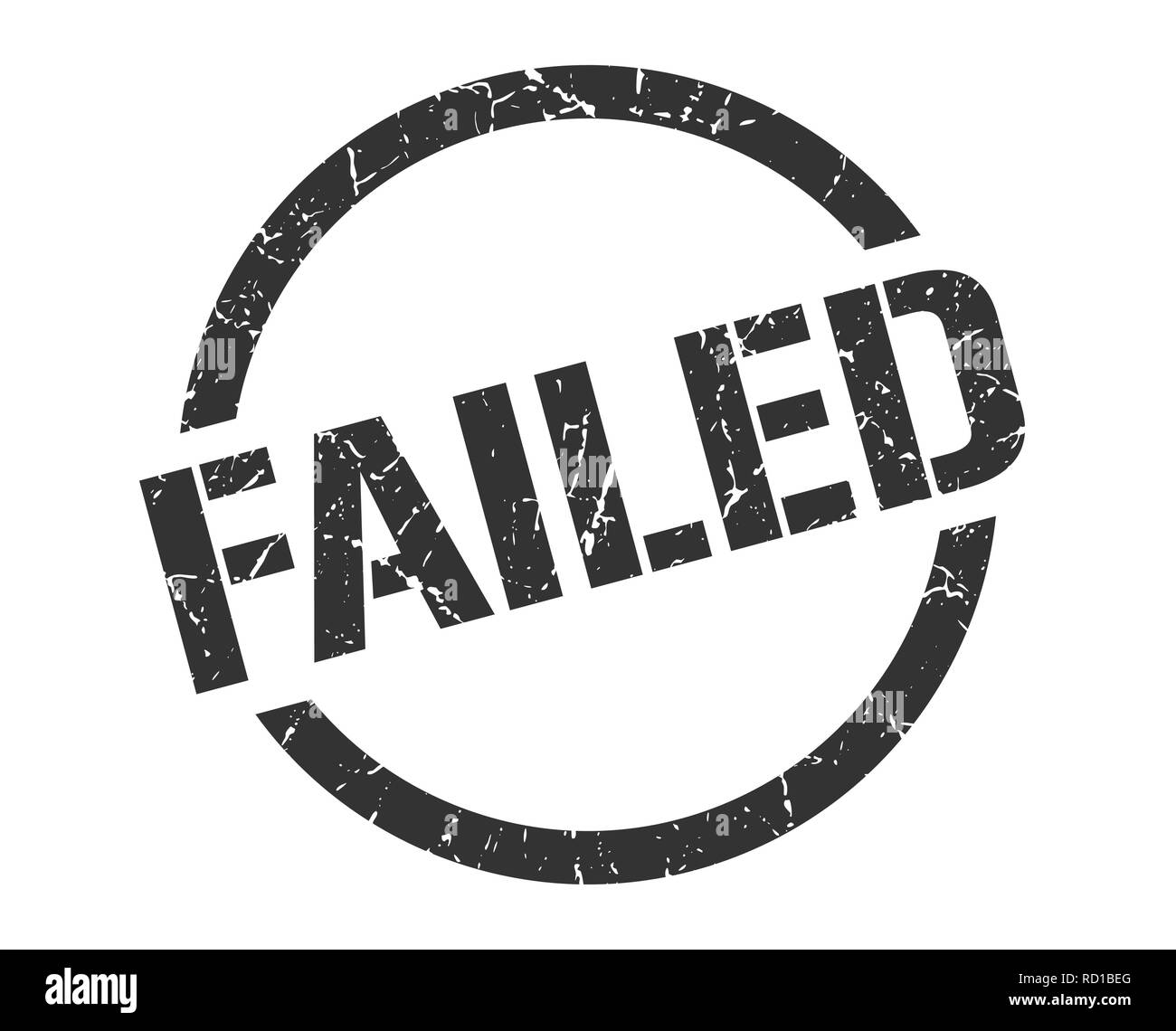 Failed rubber stamp Black and White Stock Photos & Images - Alamy