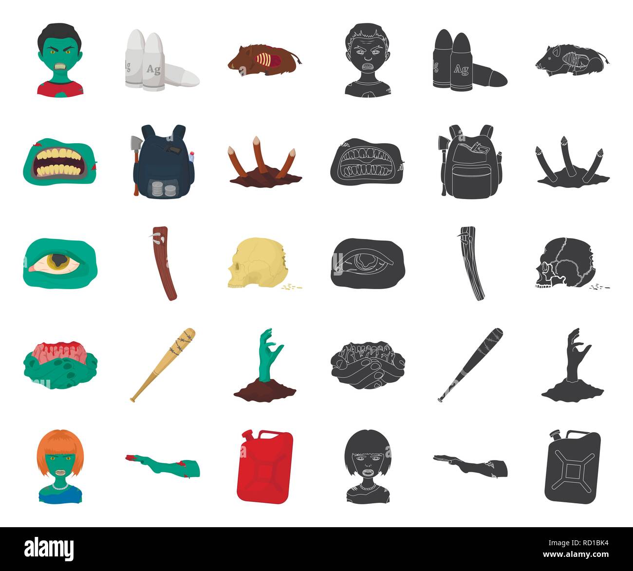 Infected wound vector vectors hi-res stock photography and images - Alamy