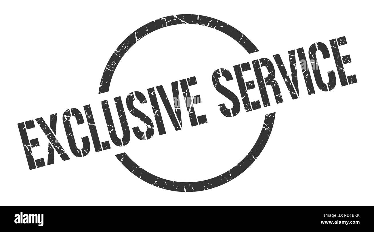 Exclusive service Black and White Stock Photos & Images - Alamy