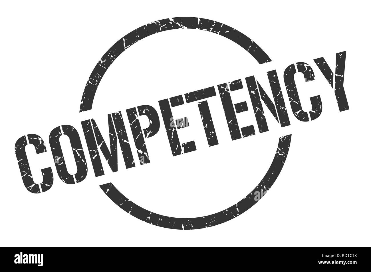 competency black round stamp Stock Vector Image & Art - Alamy