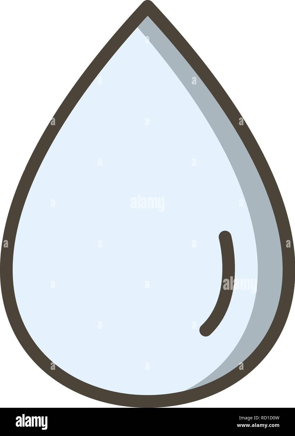 Rain Drop Vector Icon For Personal And Commercial Use Stock Vector ...