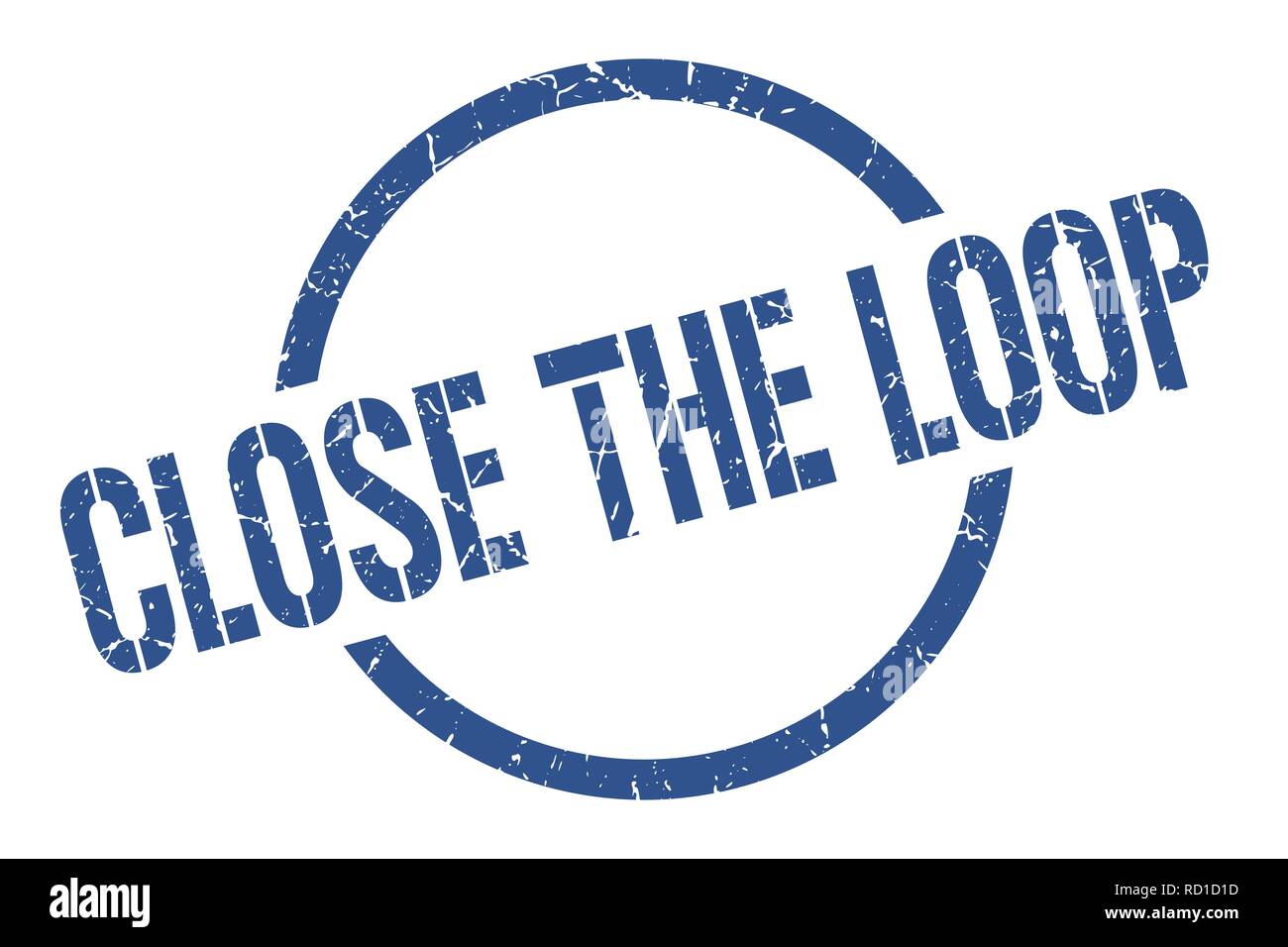 Close the loop Stock Vector Images - Alamy