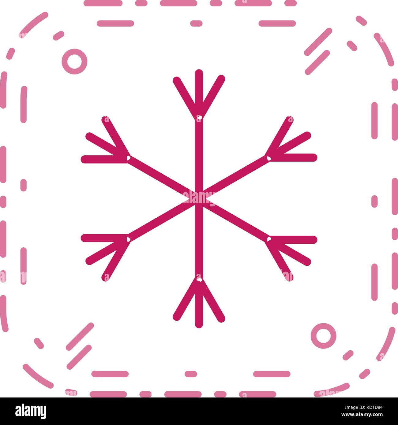 Flat background snow sunshine Stock Vector Images - Alamy