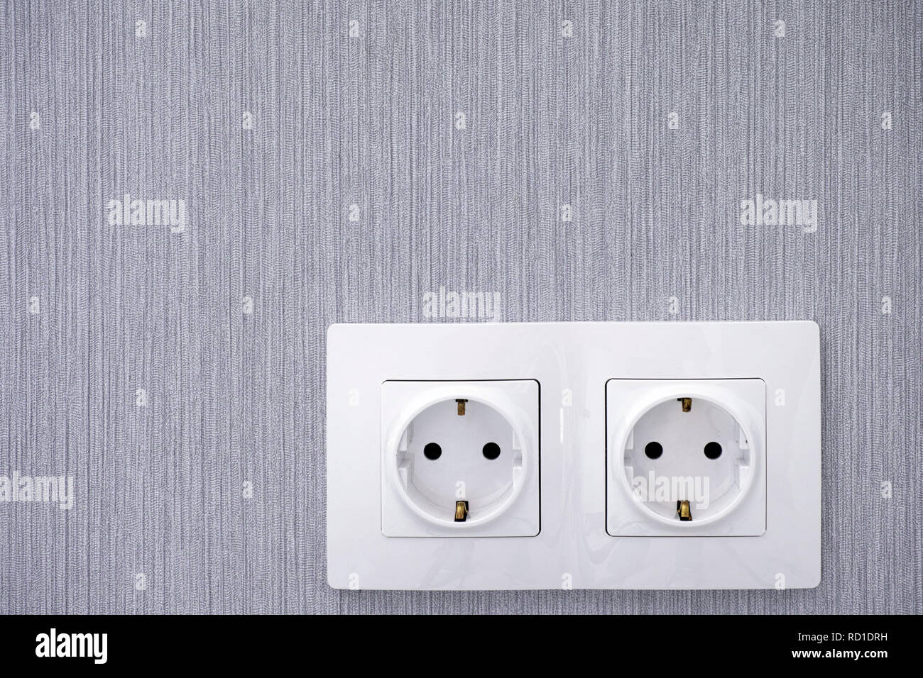 Gray power socket hi-res stock photography and images - Alamy