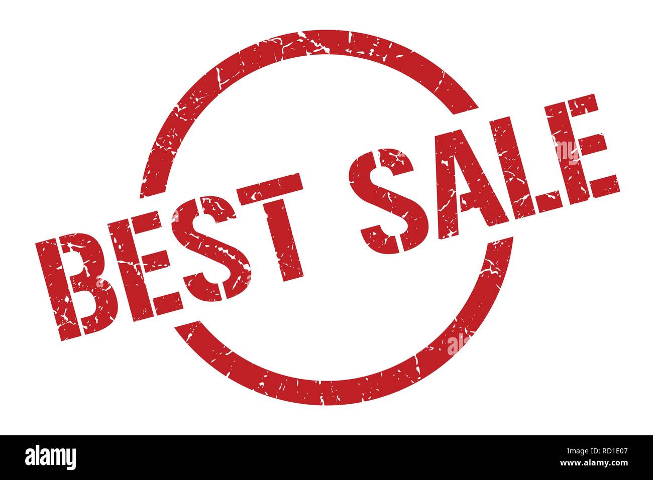 best sale red round stamp Stock Vector Image & Art - Alamy