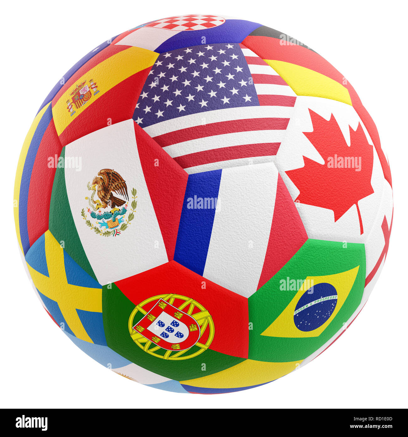 Mexico Canada Flag Cut Out Stock Images Pictures Alamy