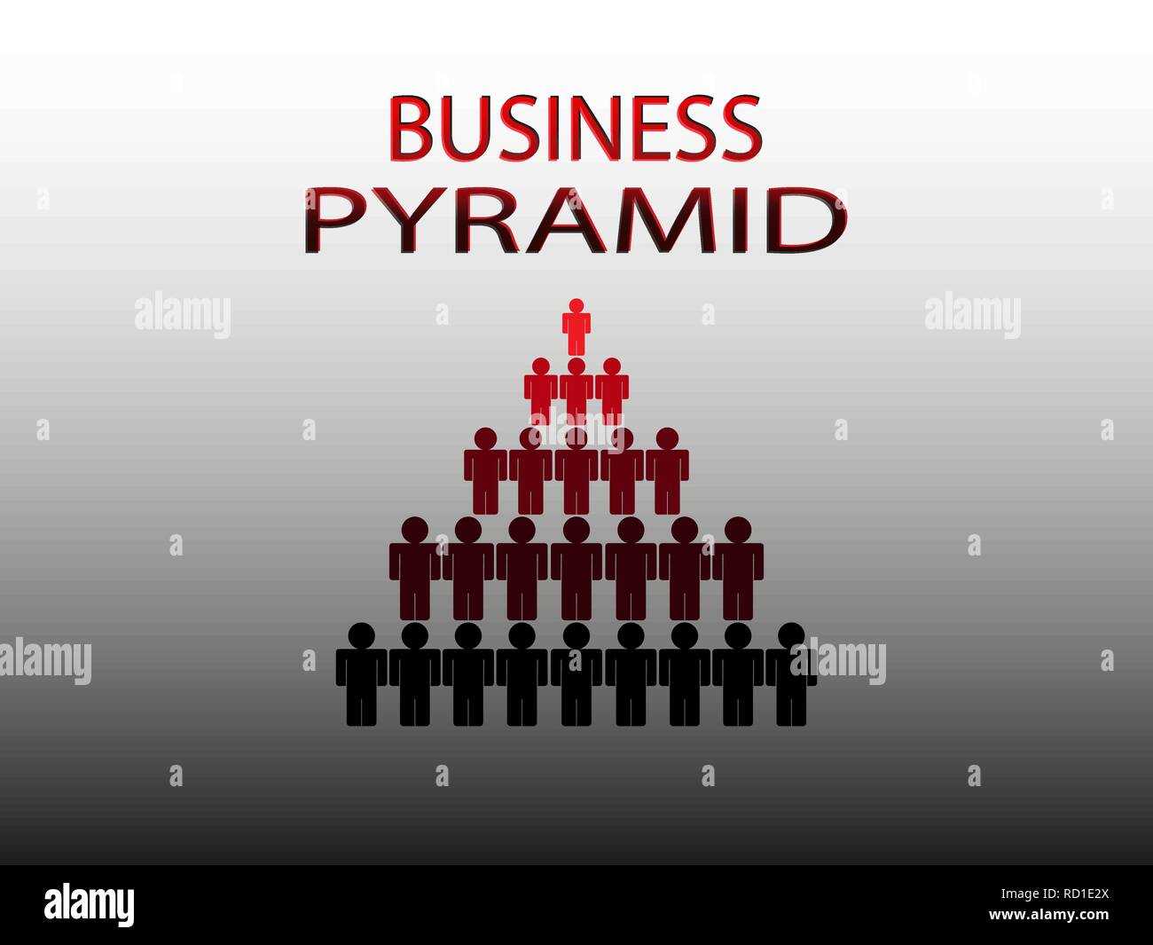 People on the pyramid Stock Vector Images - Alamy