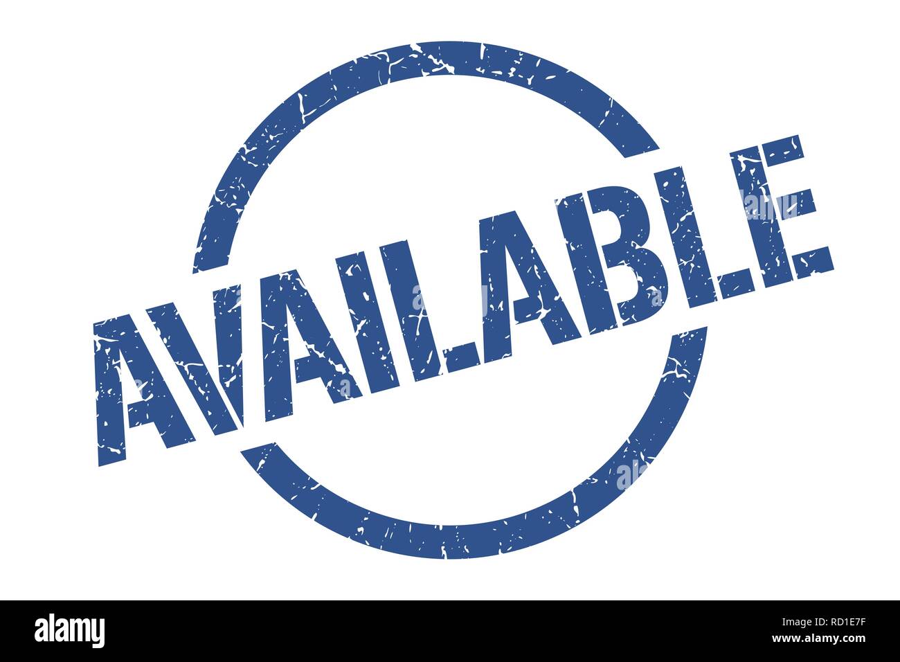available blue round stamp Stock Vector Image & Art - Alamy
