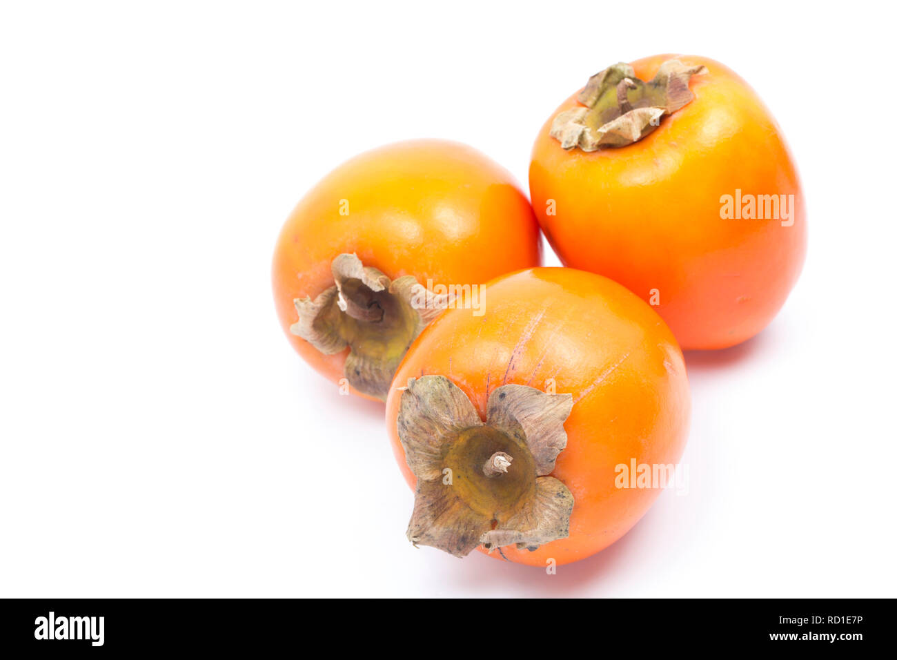 Persimmon fruit, also known as Sharon fruit, imported to the UK and ...
