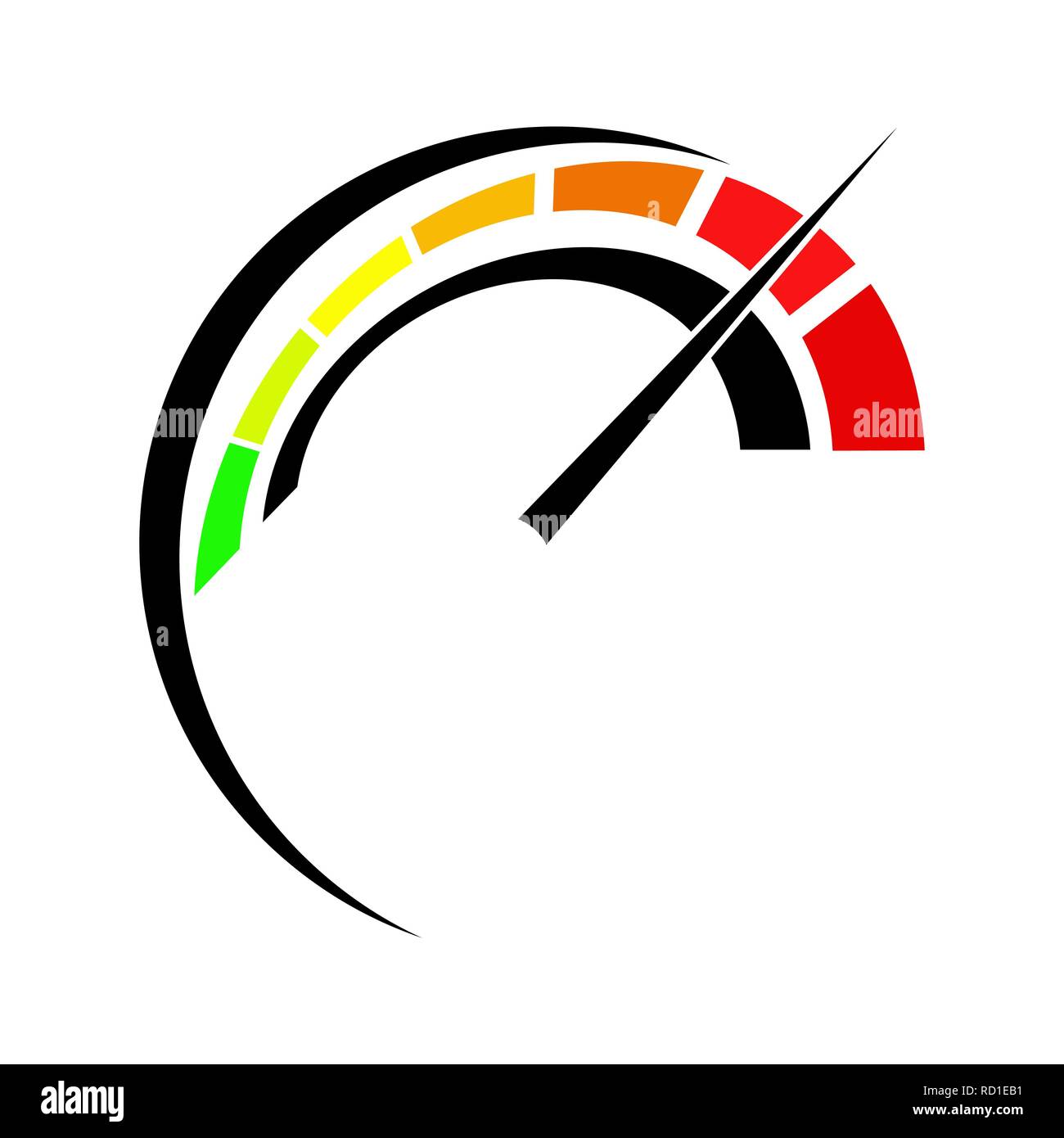 Abstract figure of speed symbol. Can be used as a symbol for auto and ...