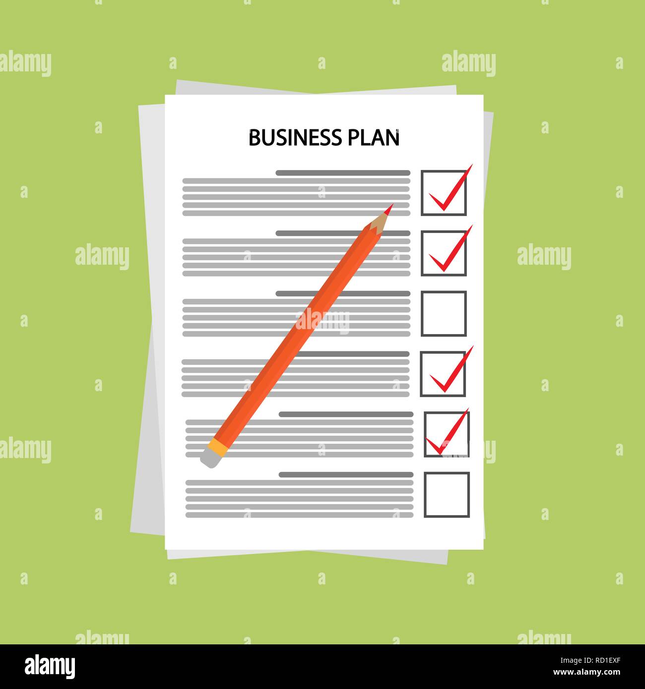 Paper plans Stock Vector Images - Alamy