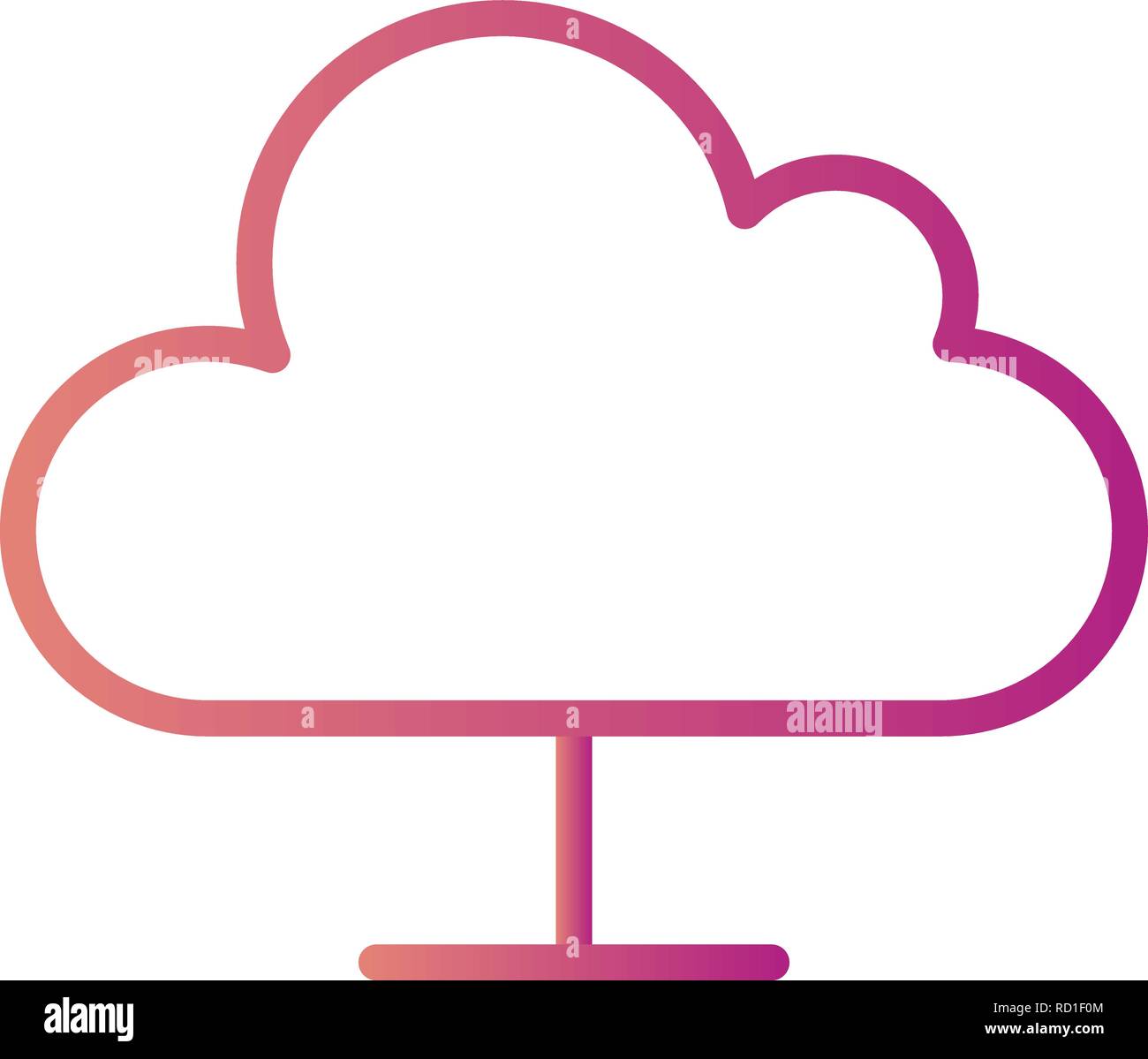 Snowflake computing background Stock Vector Images - Alamy