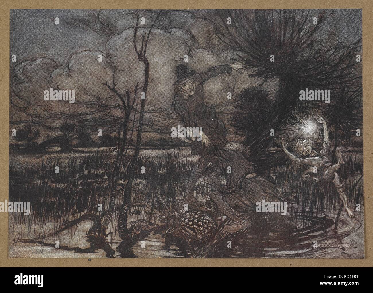 Mislead night-wanderers, laughing at their harm?' A scene from 'A ...