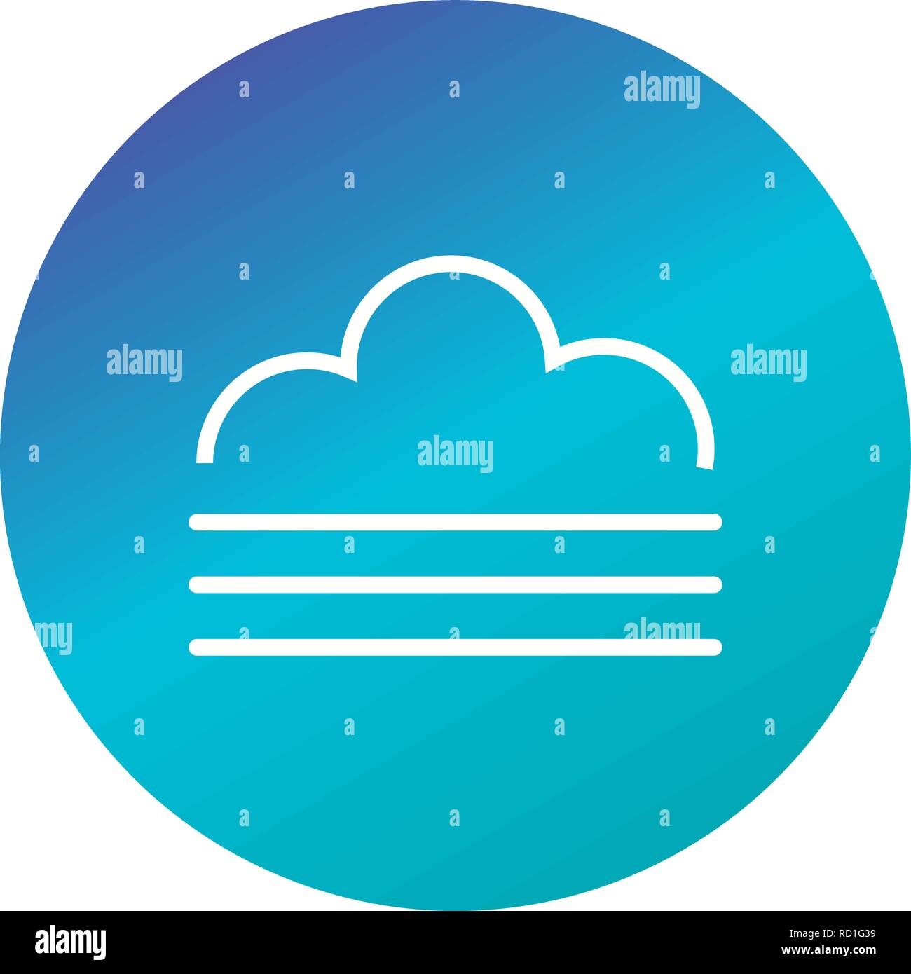 4 weather fog Stock Vector Images - Alamy