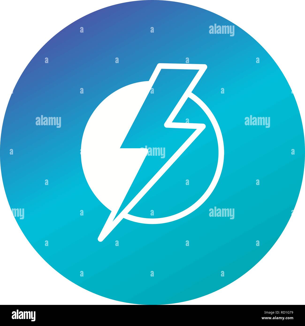 Electric Shock Vector Icon For Personal And Commercial Use Stock Vector ...