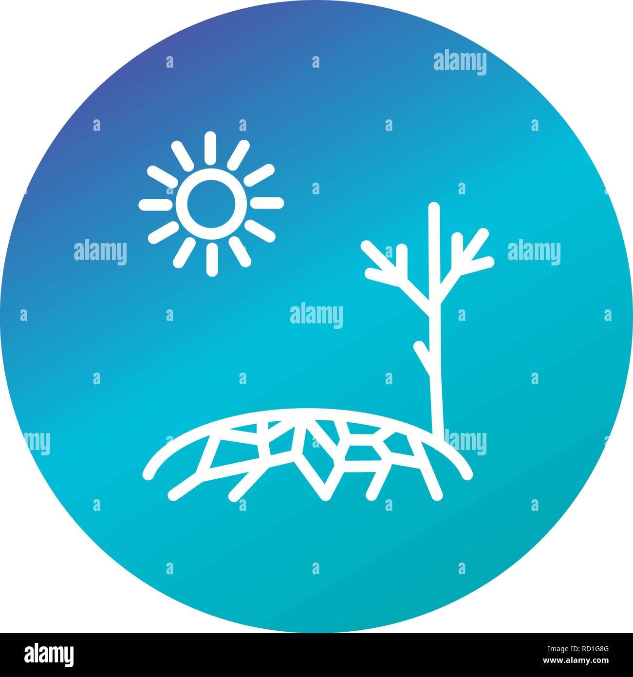 Drought Vector Icon For Personal And Commercial Use Stock Vector Image ...