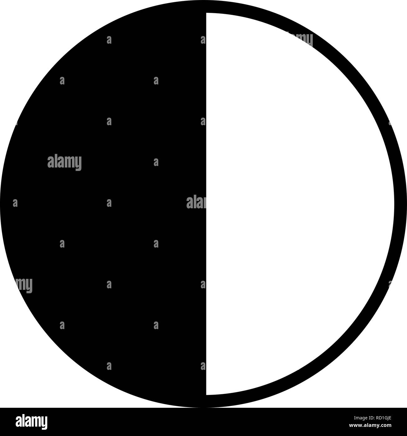 3 quarter Stock Vector Images - Alamy