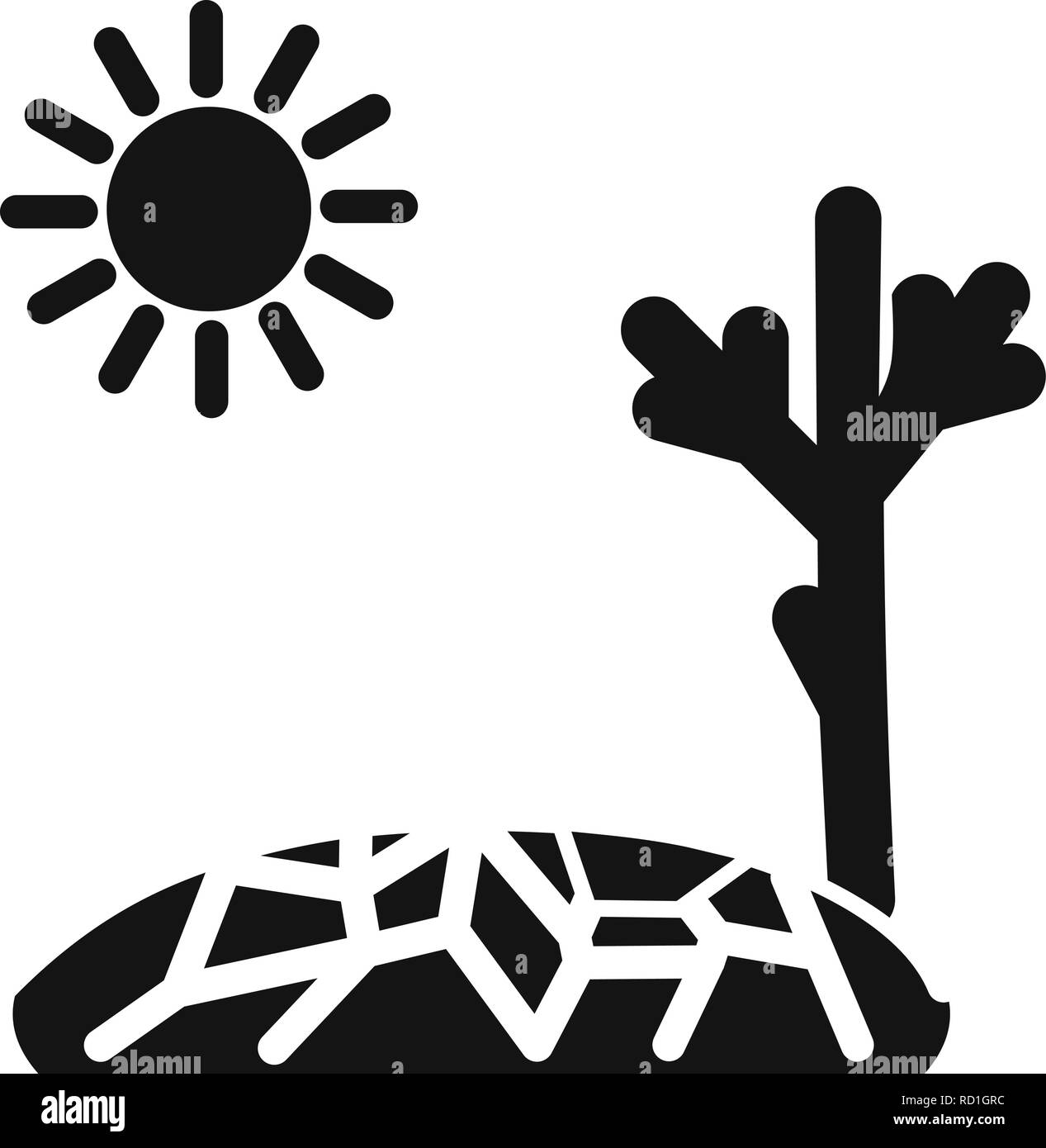 Drought Vector Icon For Personal And Commercial Use Stock Vector Image ...