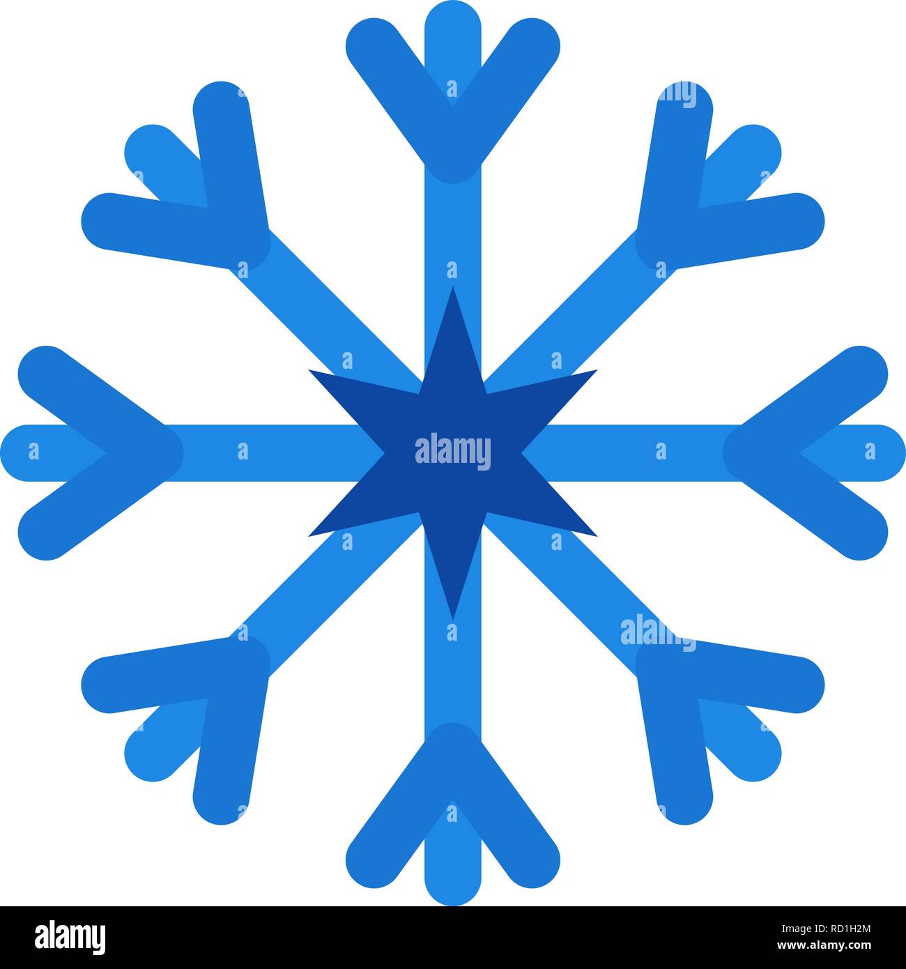 Snow Flake Vector Icon For Personal And Commercial Use Stock Vector ...