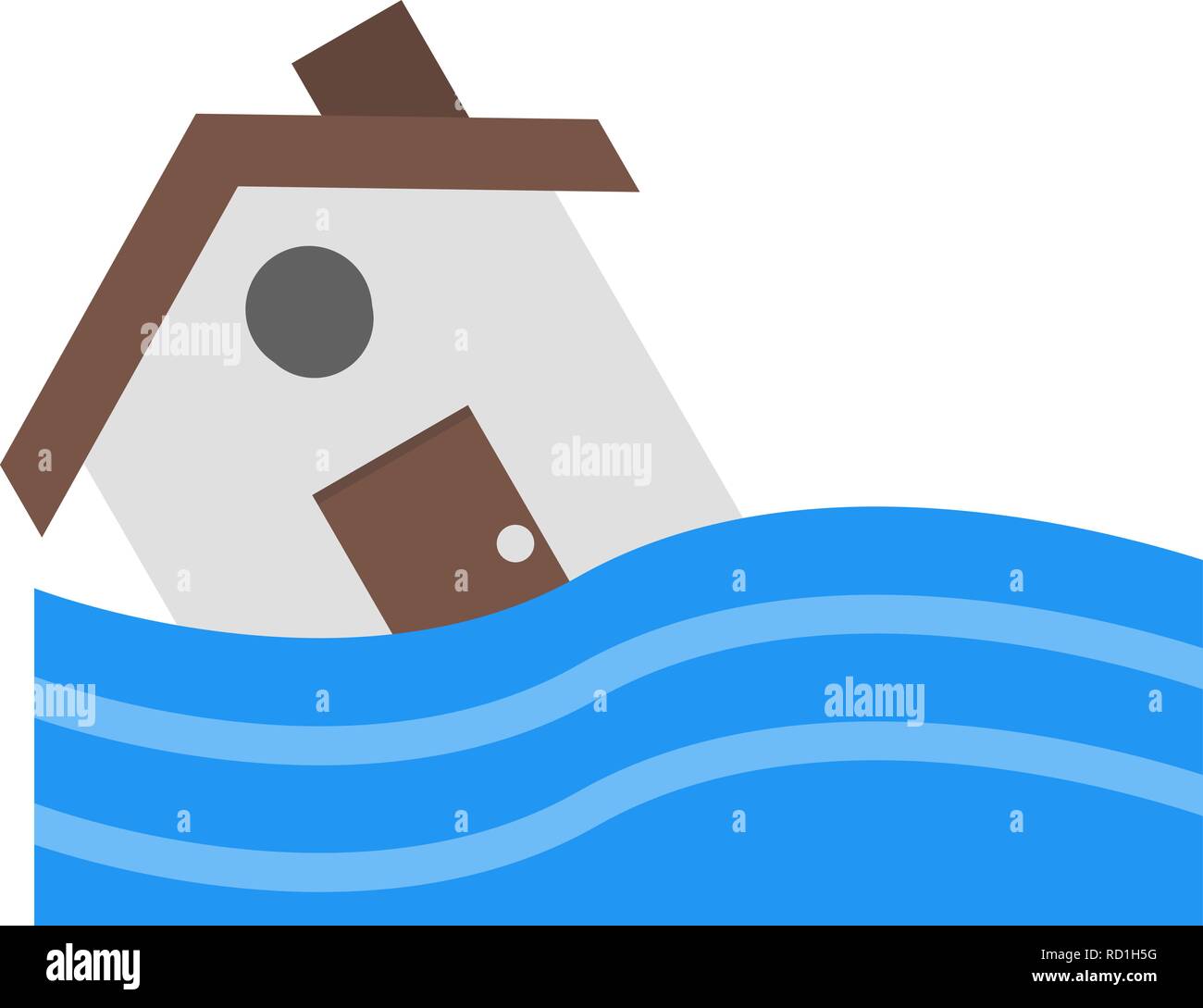 Flood Symbol Vector Icon For Personal And Commercial Use Stock Vector ...