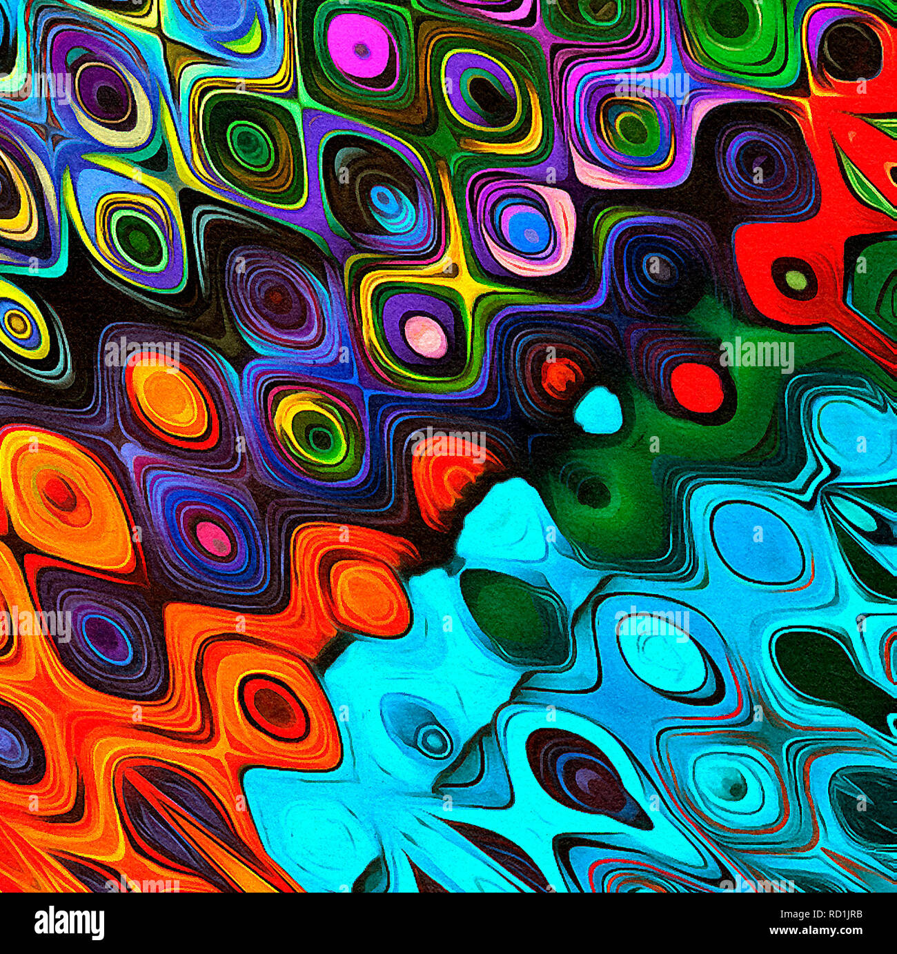 Hand drawn abstract background template for flyer, poster, banner ...