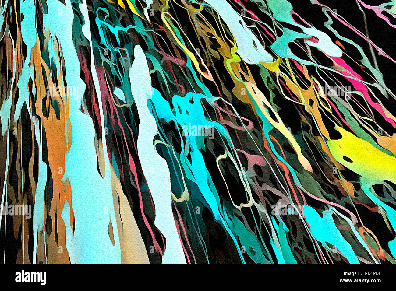 Hand drawn abstract background template for flyer, poster, banner ...