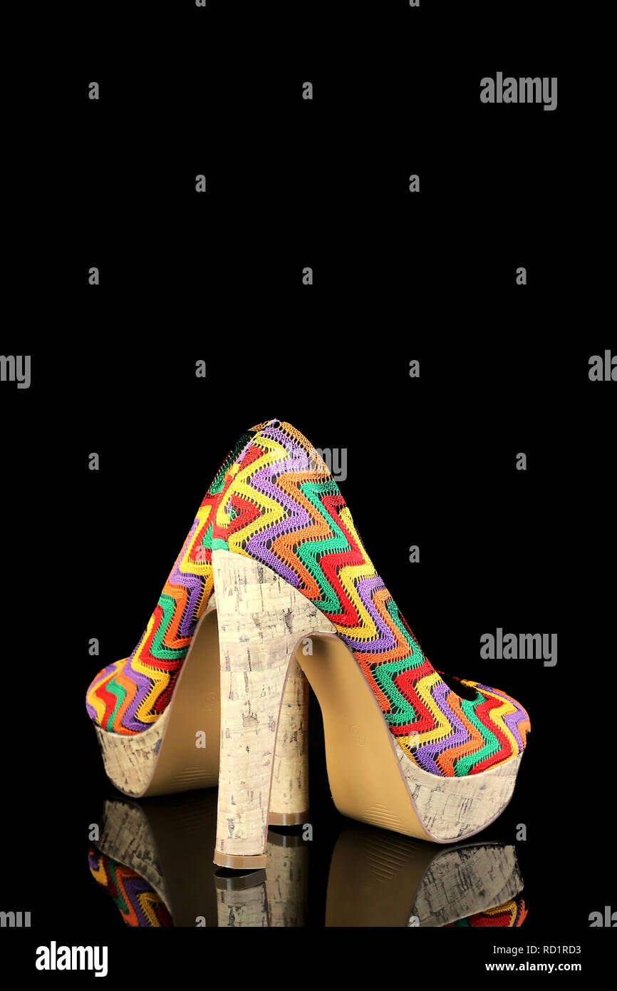 Pumps with Chevron Design Stock Photo - Alamy