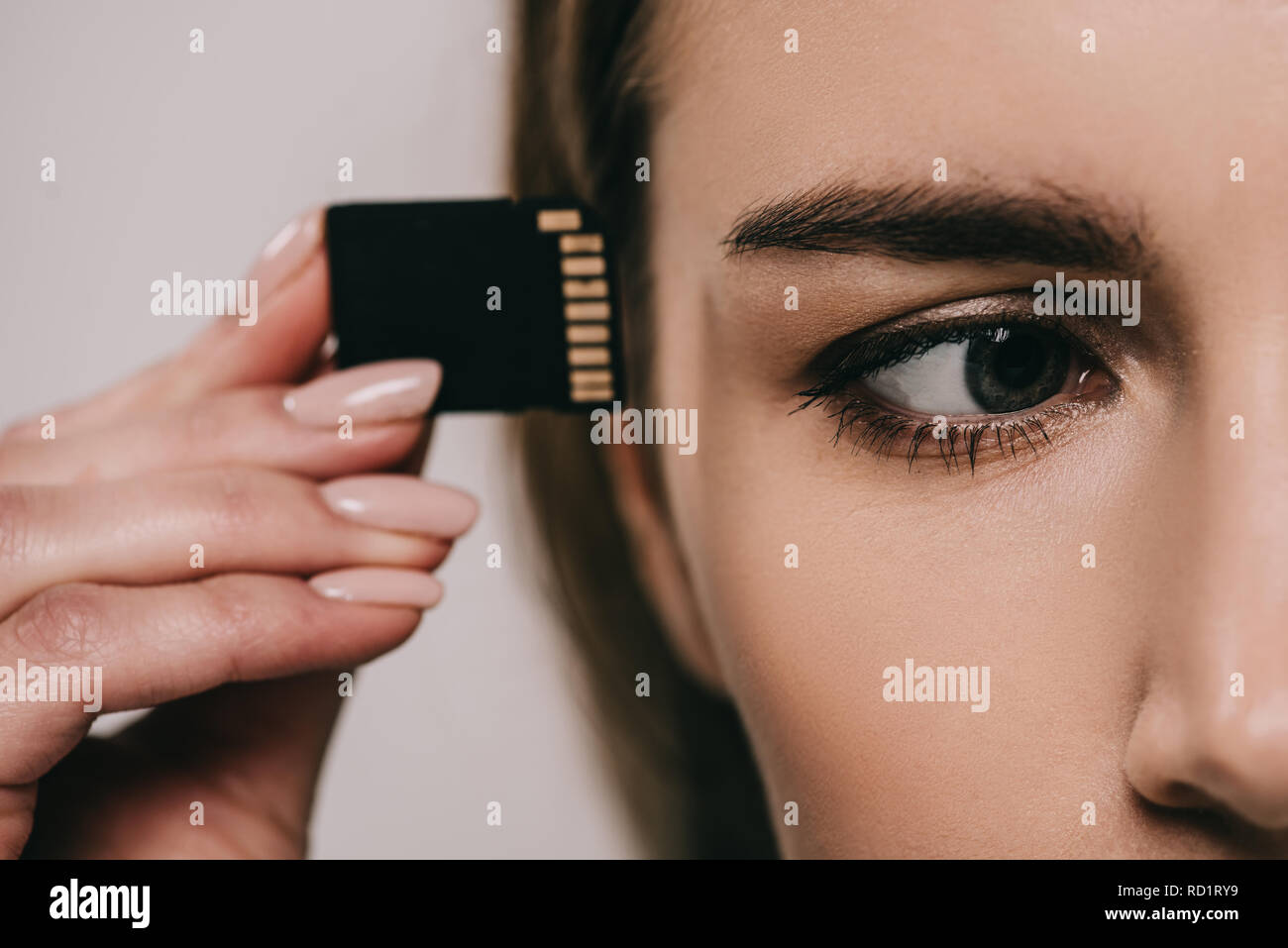 Woman microchip hi-res stock photography and images - Alamy