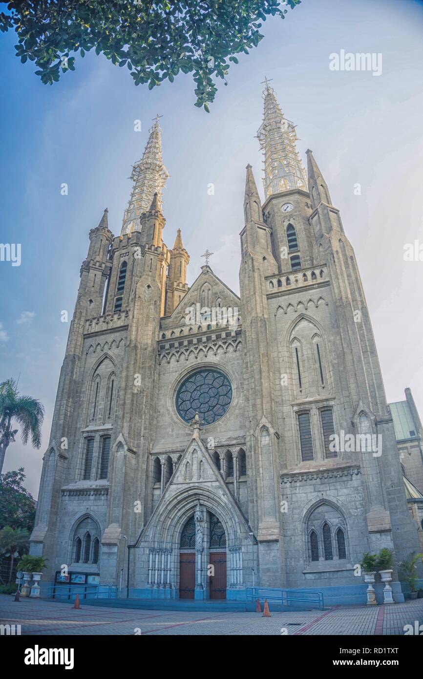 Jakarta cathedral, Jakarta, Java, Indonesia Stock Photo - Alamy