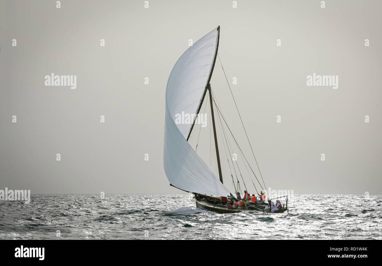 Dubai uae dhow race hi-res stock photography and images - Alamy