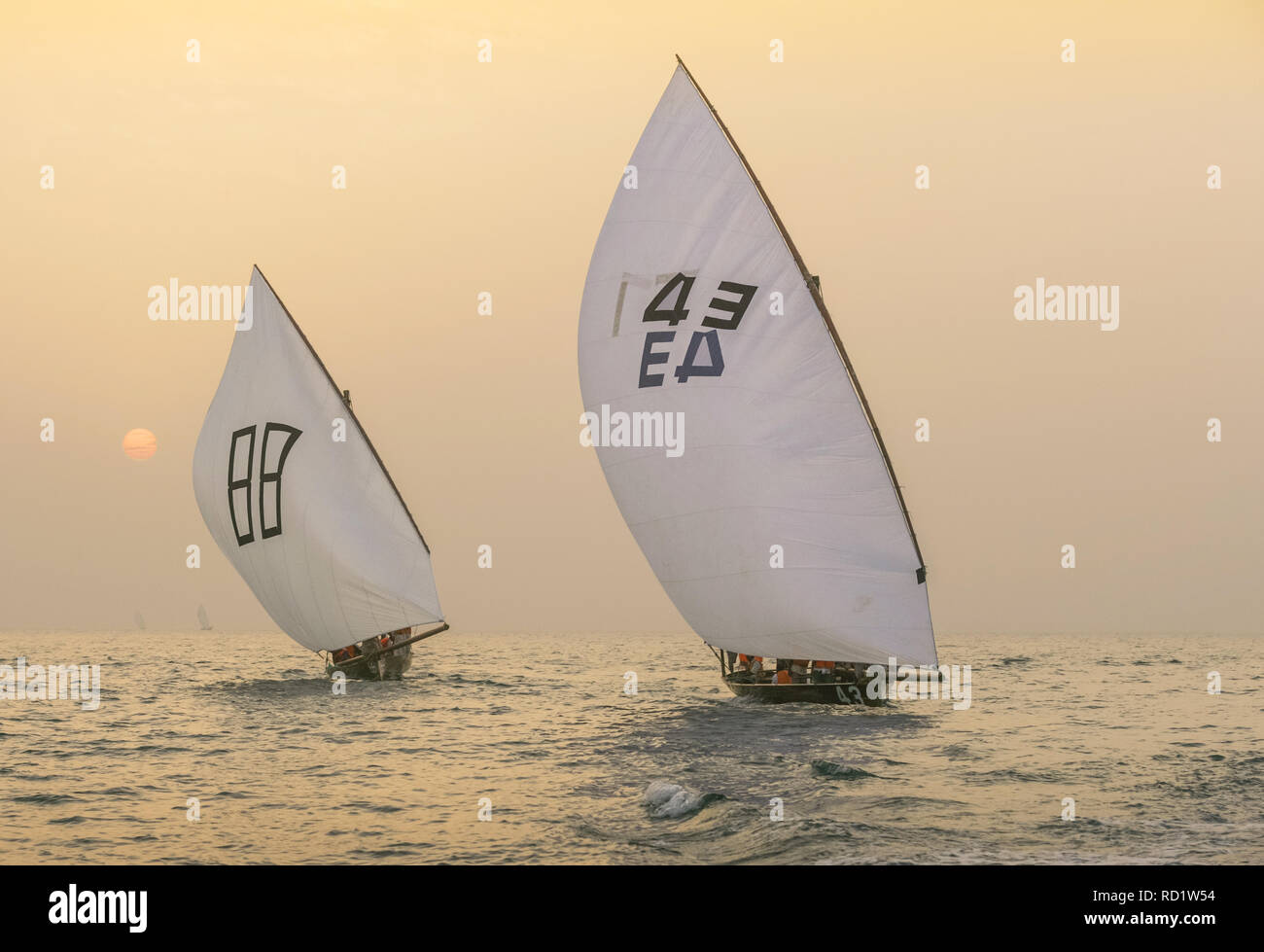Dhow racing hi-res stock photography and images - Alamy
