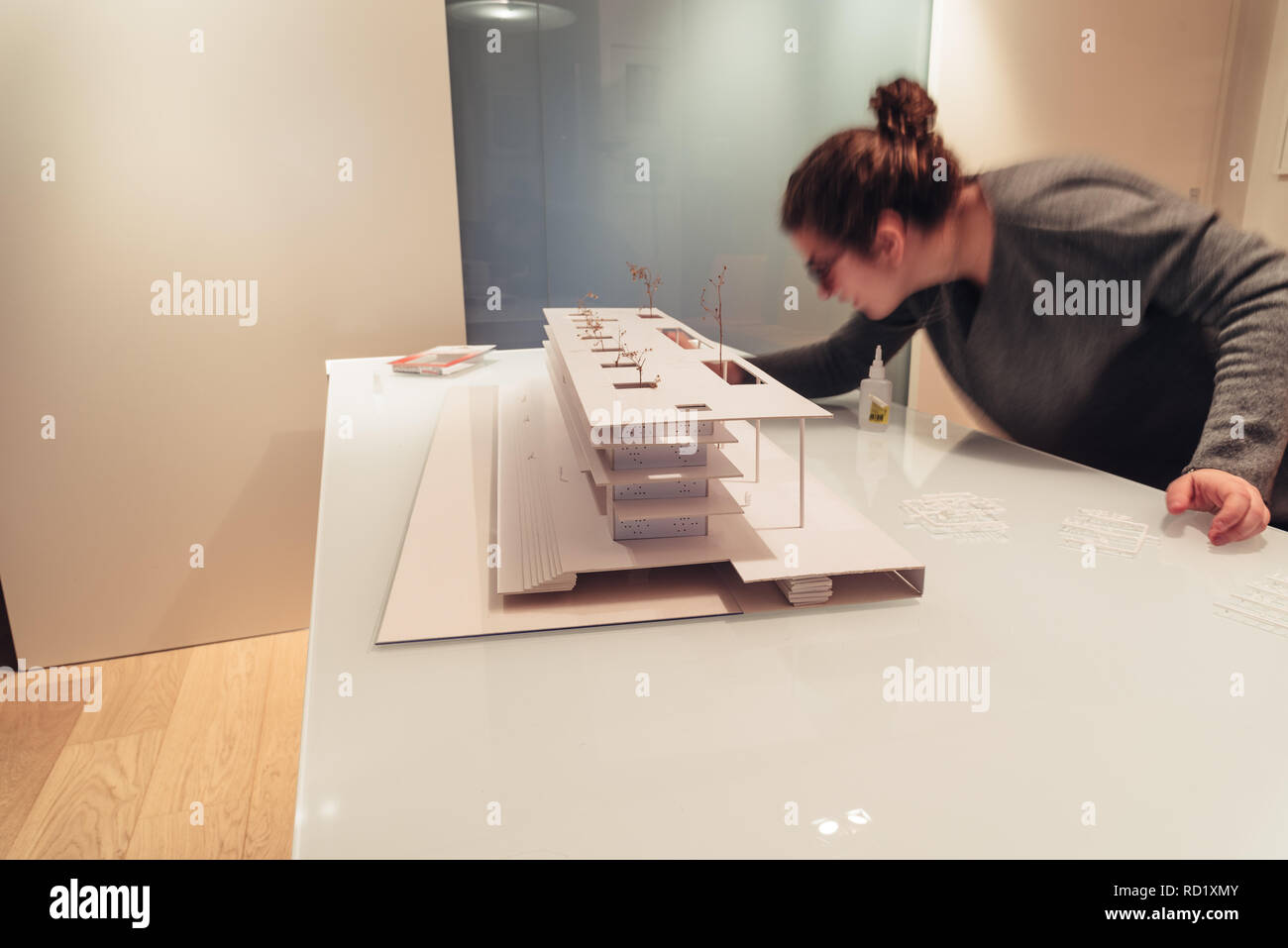 Architecture model drawing hi-res stock photography and images - Alamy