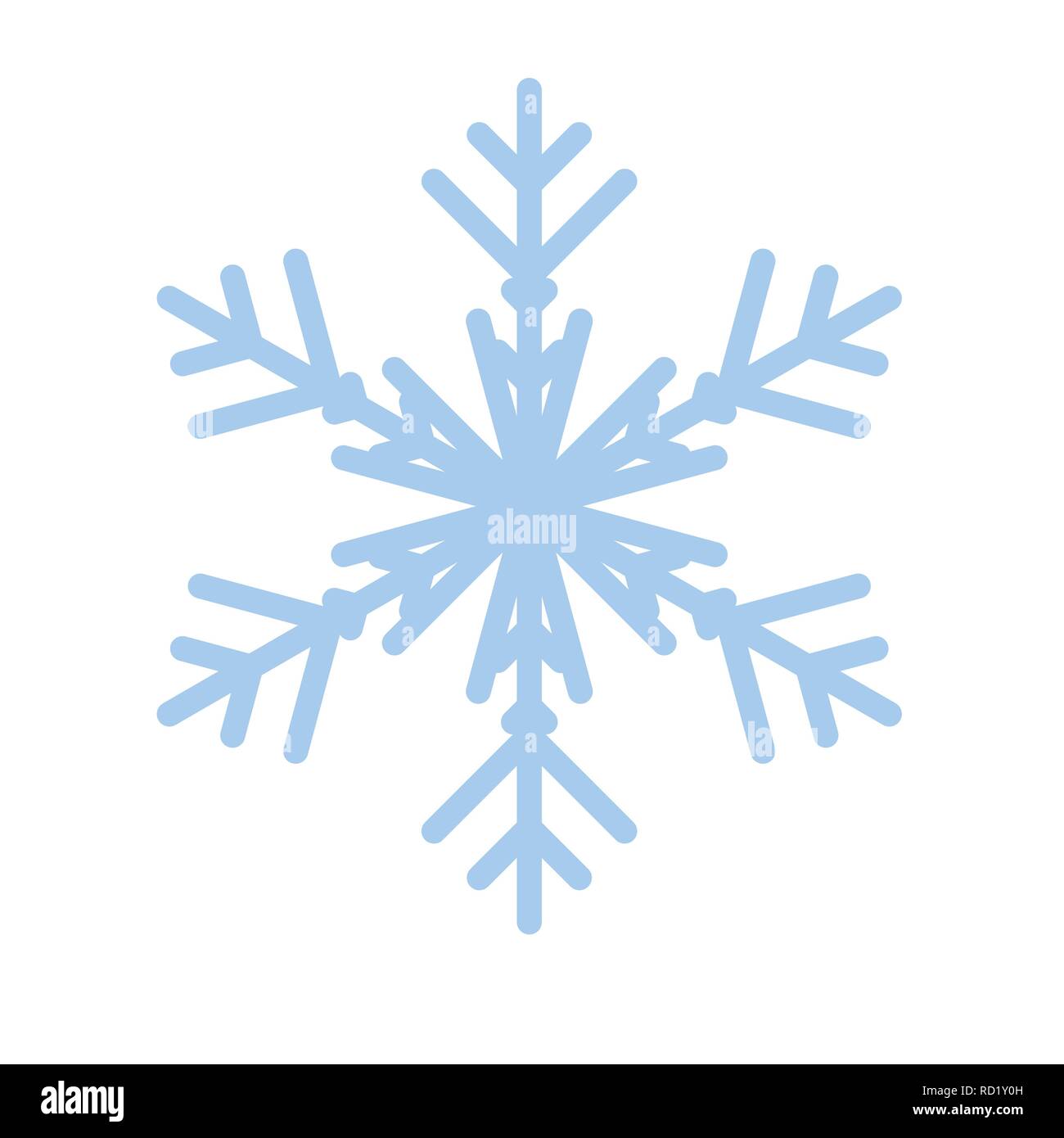 Snowflake icon christmas new Stock Vector Images - Alamy
