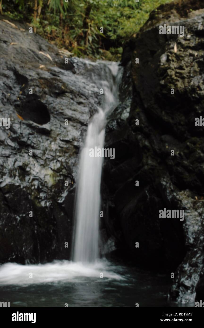 a little water falls in the philippines Stock Photo - Alamy