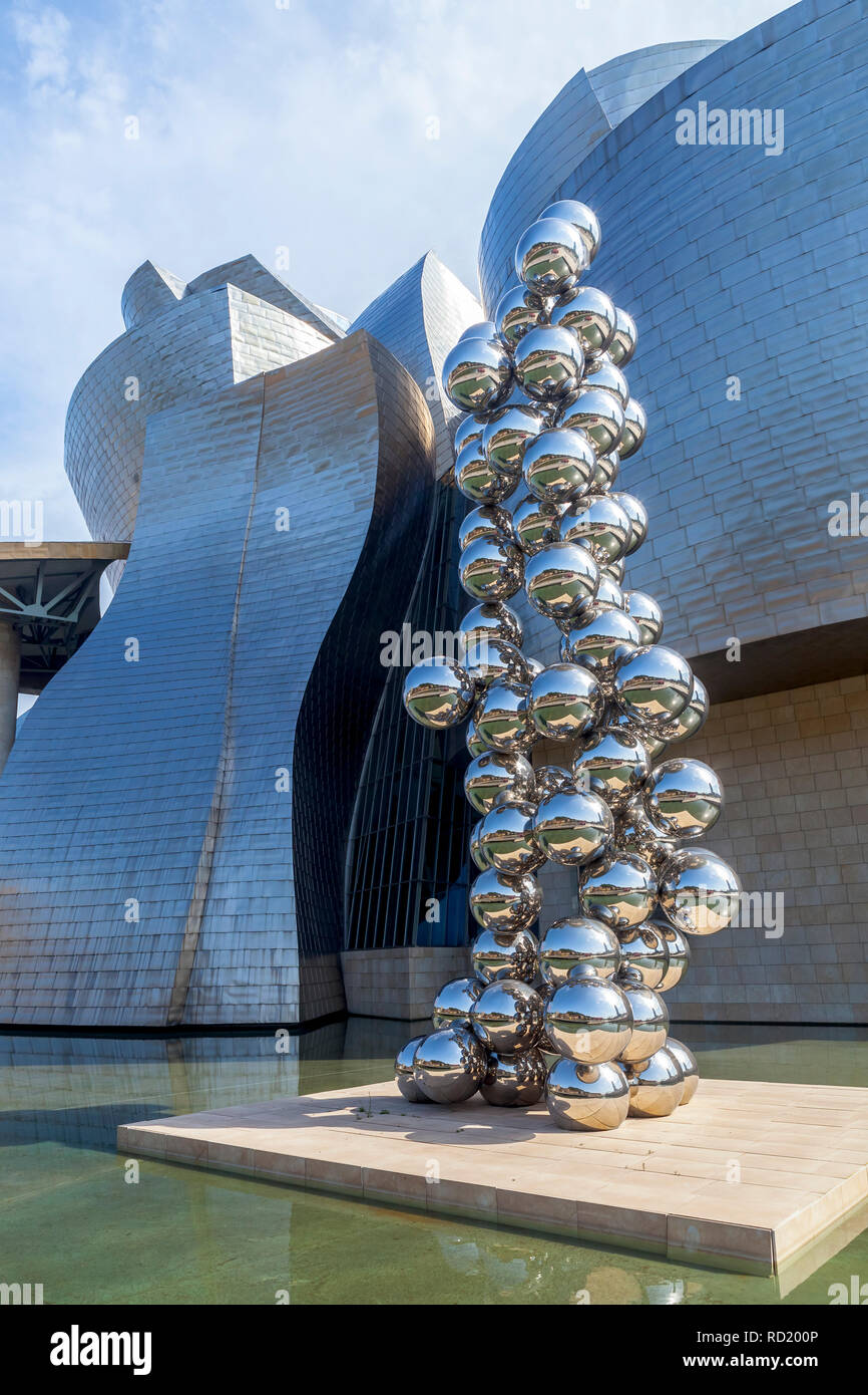 Part of the Guggenheim museum, Bilbao, Spain Stock Photo - Alamy