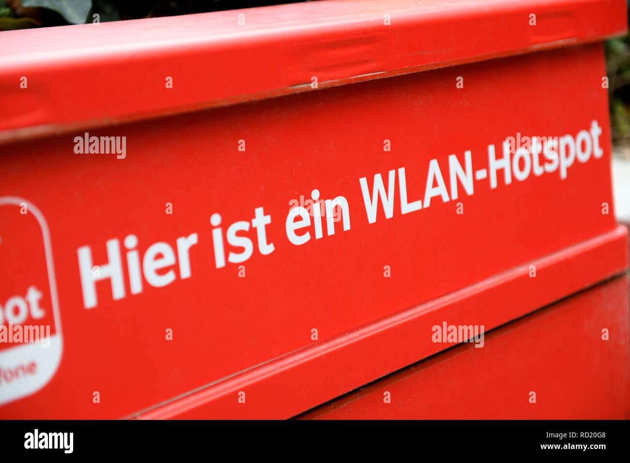 Public WLAN-Hotspot, Öffentlicher WLAN-Hotspot Stock Photo - Alamy