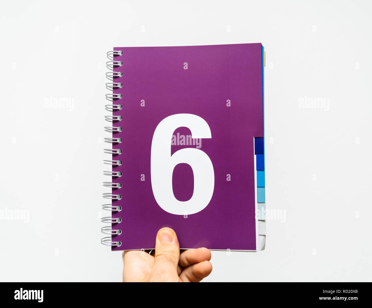 Hand Sign Of Number Six High Resolution Stock Photography and Images ...