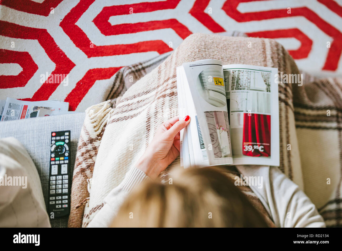 New ikea reading hi-res stock photography and images - Alamy